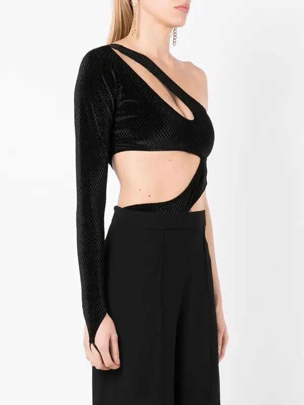AMIR SLAMA Cut-out Velvet Body