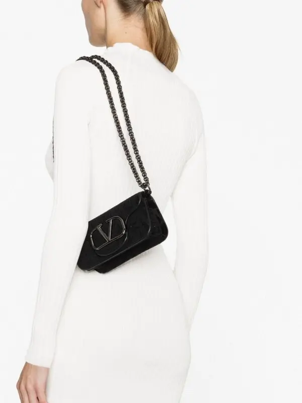 Valentino Garavani Locò Toile Iconographe Shoulder Bag