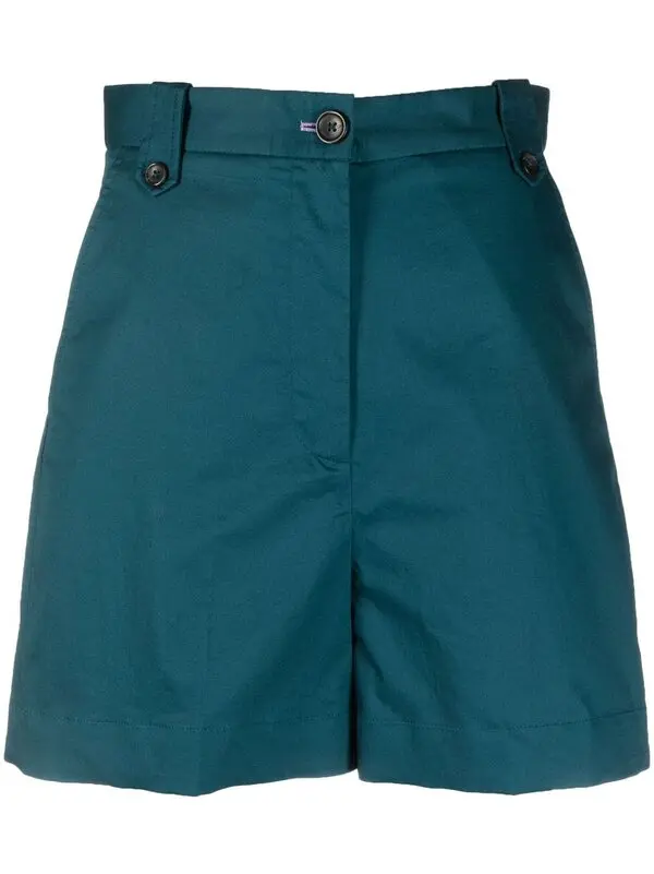 Paul Smith High-waisted Mini Shorts - Blue