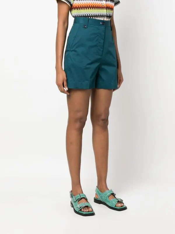 Paul Smith High-waisted Mini Shorts - Blue