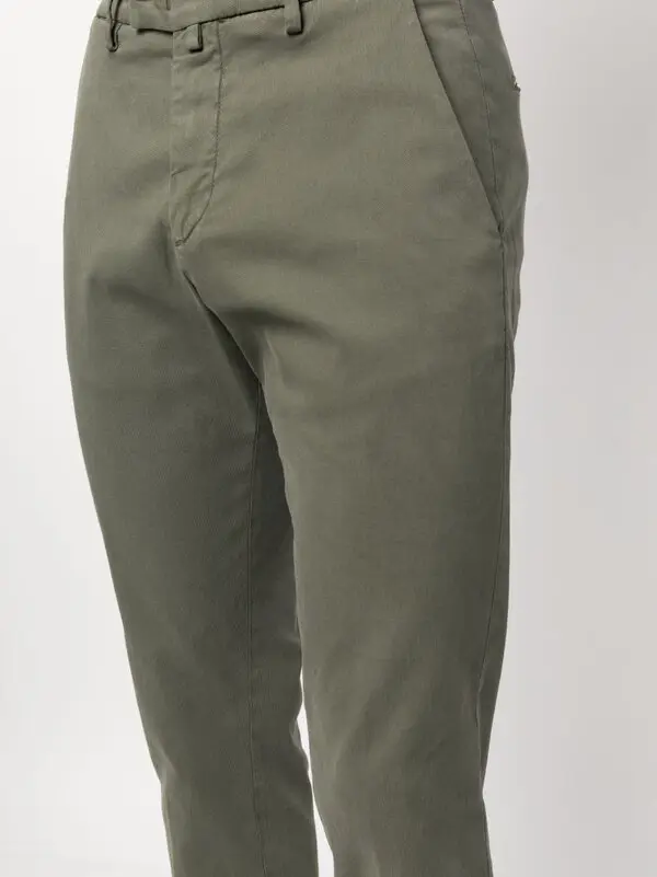 BRIGLIA 1949 Slim-cut Concealed-fastening Chinos - Green