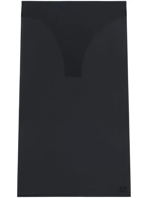 COURREGES Tube-shape Midi Skirt