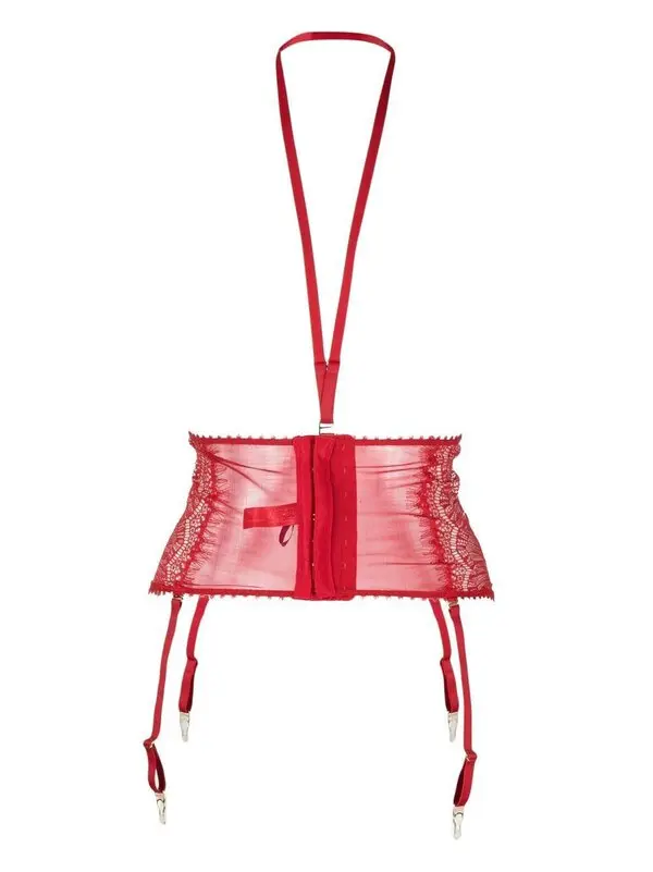 MAISON CLOSE Accrochet Coeur Suspender Belt
