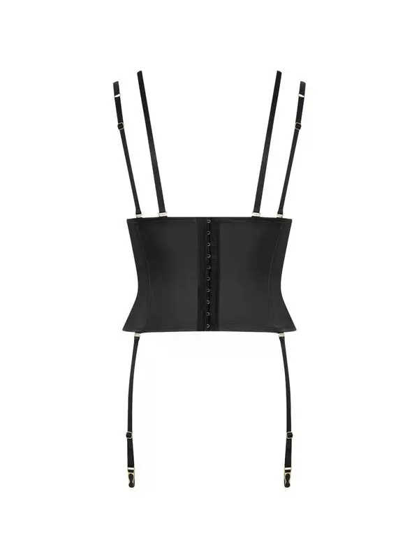 MAISON CLOSE Chambre Noire Porte-jarretelles Corset - Black