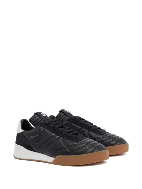 COURREGES Club 02 Leather Sneakers