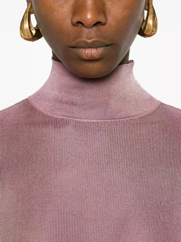 Saint Laurent Long-sleeve Maxi Dress - Pink