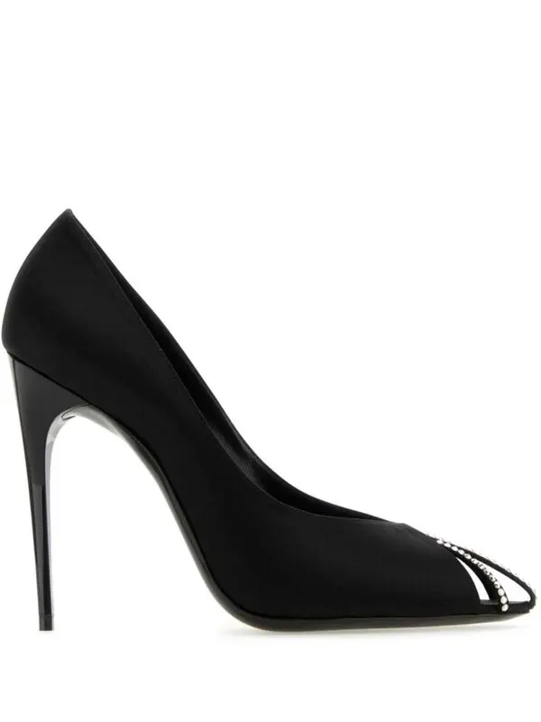Saint Laurent Martinique 110mm Satin Pumps - Black
