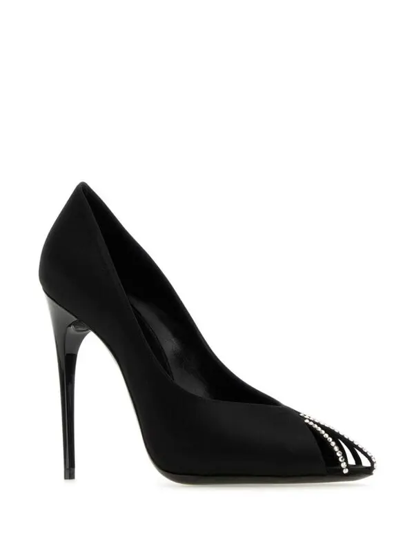 Saint Laurent Martinique 110mm Satin Pumps - Black