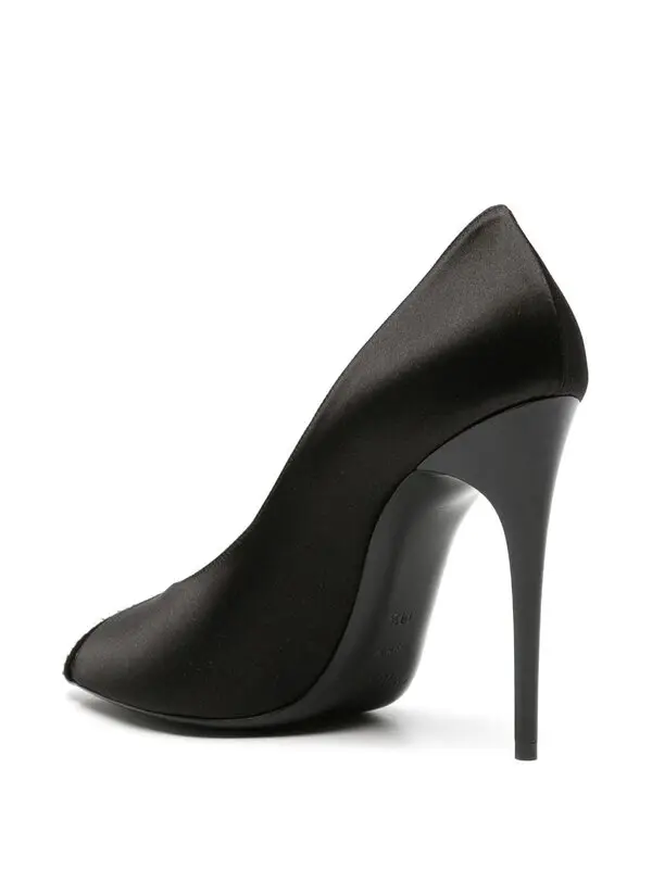 Saint Laurent Martinique 110mm Satin Pumps - Black