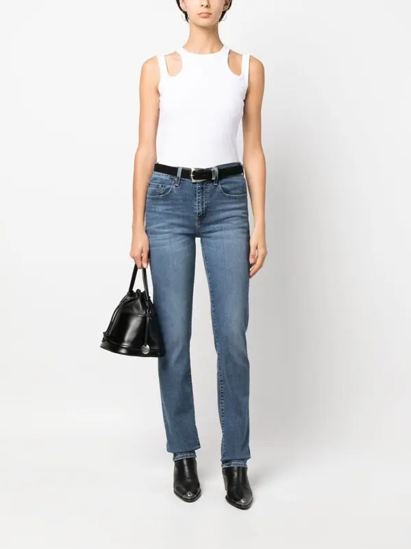 LEVI'S 724 High-rise Slim-fit Jeans - Blue