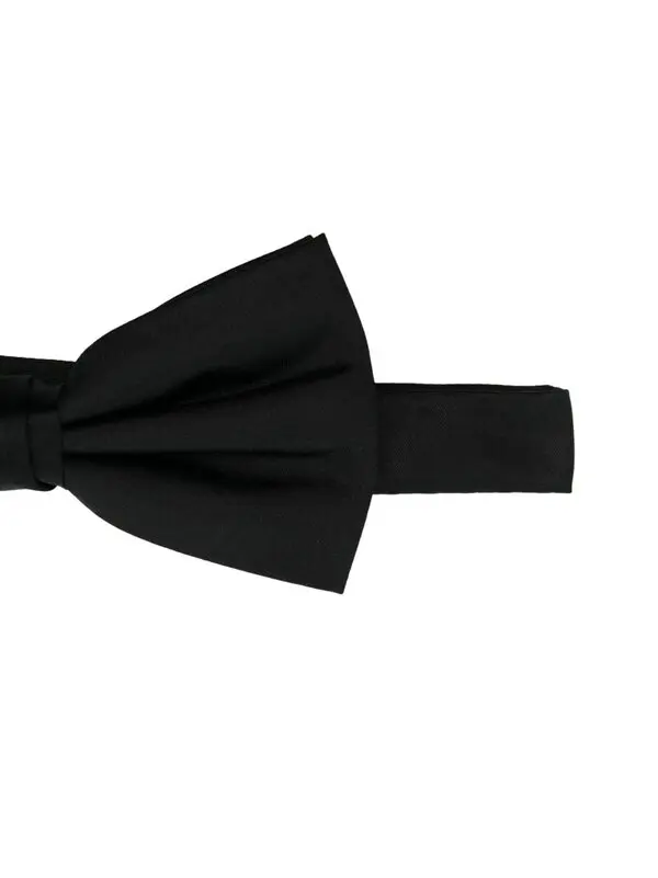 FURSAC Adjustable Silk Bow Tie - Black