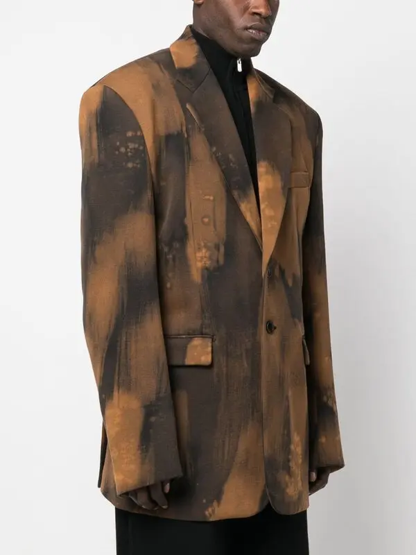 Vetements Overbleached Single-breasted Blazer