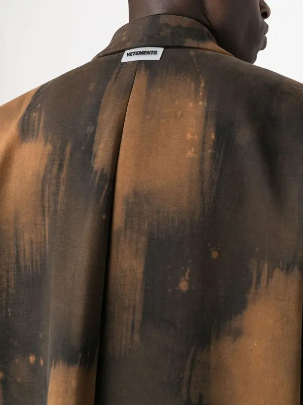 Vetements Overbleached Single-breasted Blazer