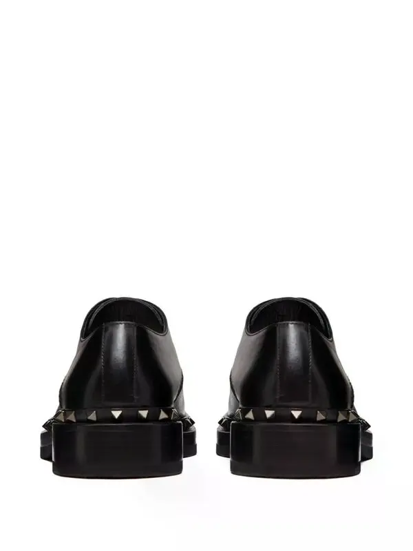 Valentino Garavani Rockstud Leather Derby Shoes
