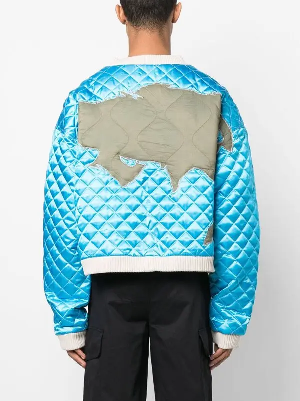 WHO DECIDES WAR Global Grid Bomber Jacket