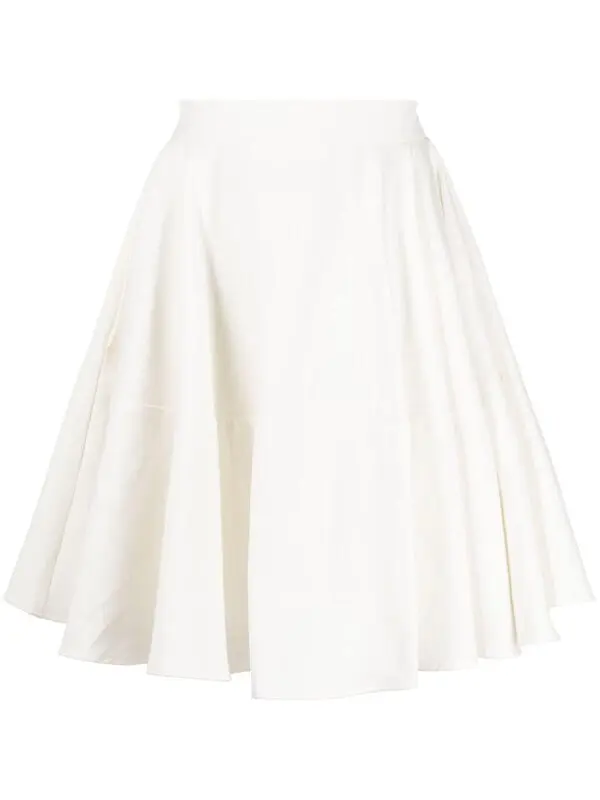 Palmer//harding Flared High-waisted Skirt
