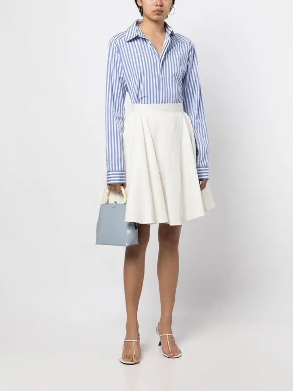 Palmer//harding Flared High-waisted Skirt