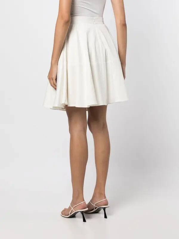 Palmer//harding Flared High-waisted Skirt