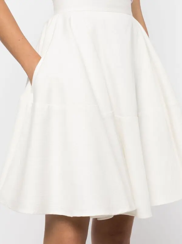 Palmer//harding Flared High-waisted Skirt