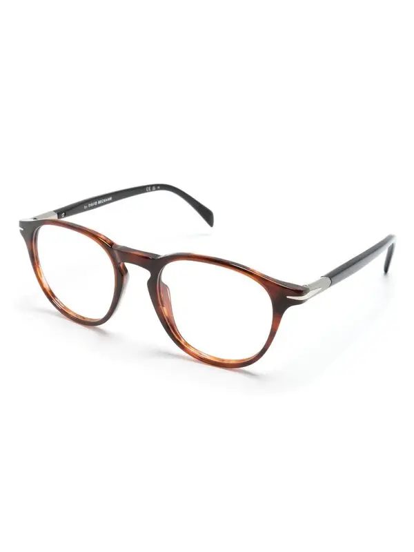 DB EYEWEAR BY DAVID BECKHAM Round Frame Sunglasses - Brown