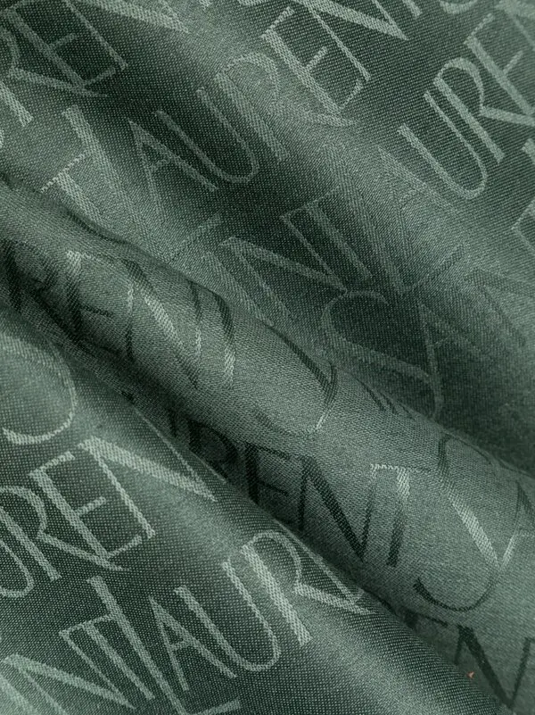 Saint Laurent Jacquard Square Scarf