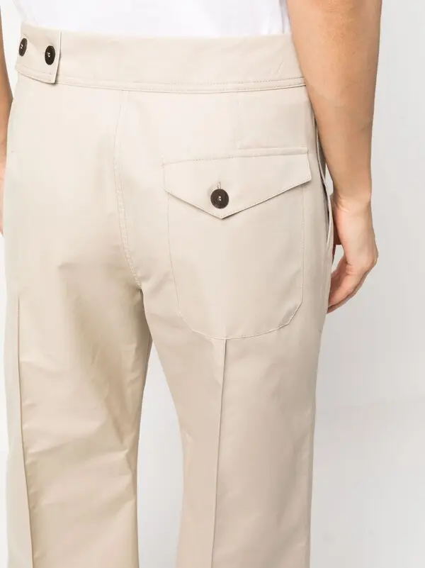 Studio Nicholson Acapulco Flared Trousers - Neutrals