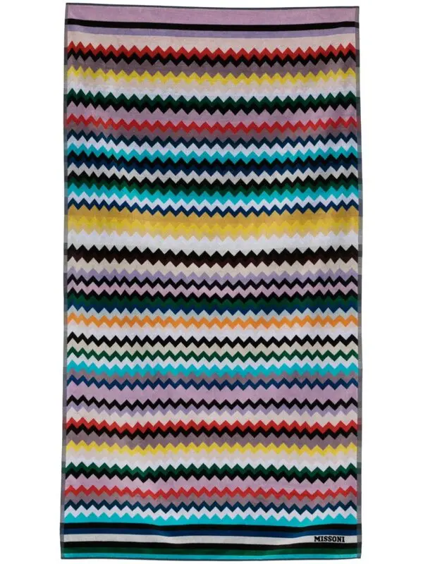 Missoni Zig Zag-patterned Beach Towel