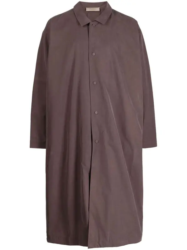 Fear Of God Twill-weave Single-breasted Coat - Brown