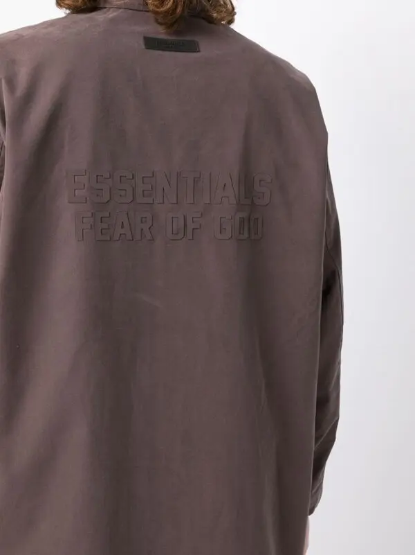 Fear Of God Twill-weave Single-breasted Coat - Brown