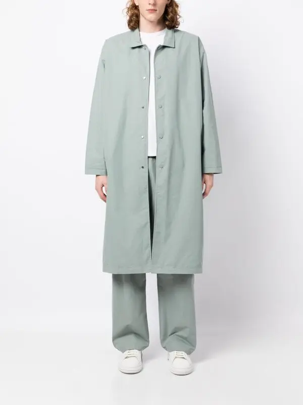 Fear Of God Twill-weave Single-breasted Coat - Green