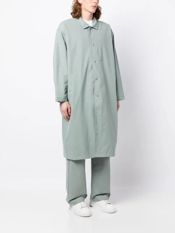 Fear Of God Twill-weave Single-breasted Coat - Green