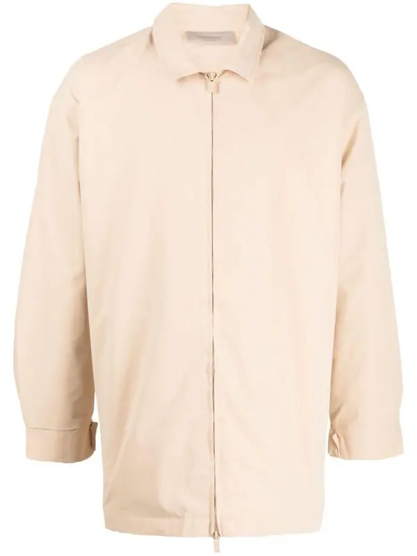 Fear Of God Zip-up Cotton Blend Shirt Jacket - Yellow