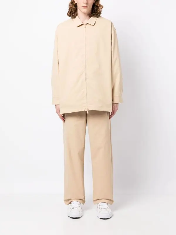 Fear Of God Zip-up Cotton Blend Shirt Jacket - Yellow