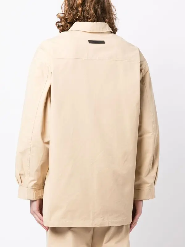 Fear Of God Zip-up Cotton Blend Shirt Jacket - Yellow