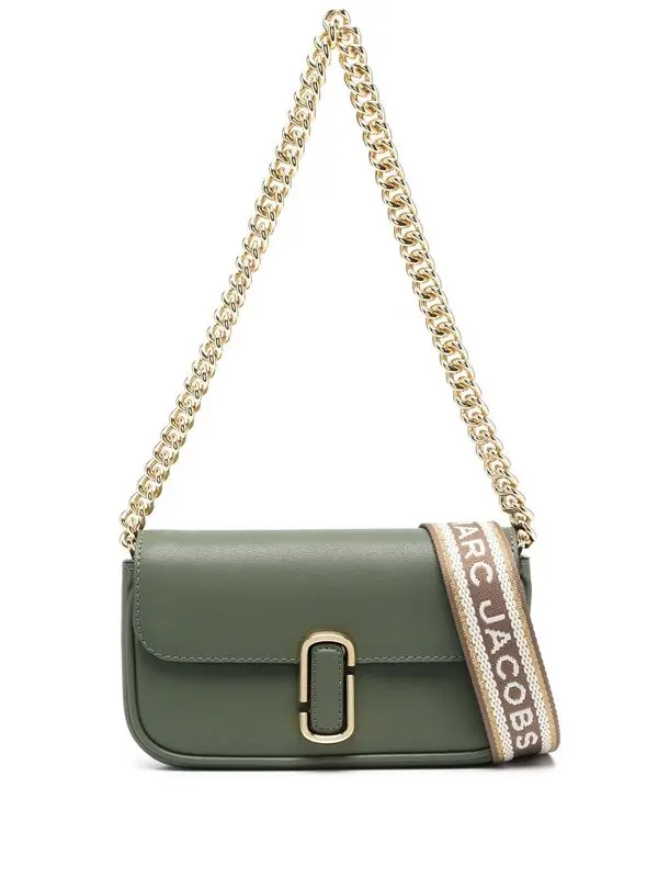 ショルダーバッグ MARC JACOBS St. Marc Shoulder Bag GREEN Marc Jacobs The Snapshot Shoulder Bag Studded Saffiano Leather