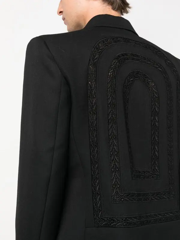 Casablanca Broderie Anglaise Double-breasted Blazer