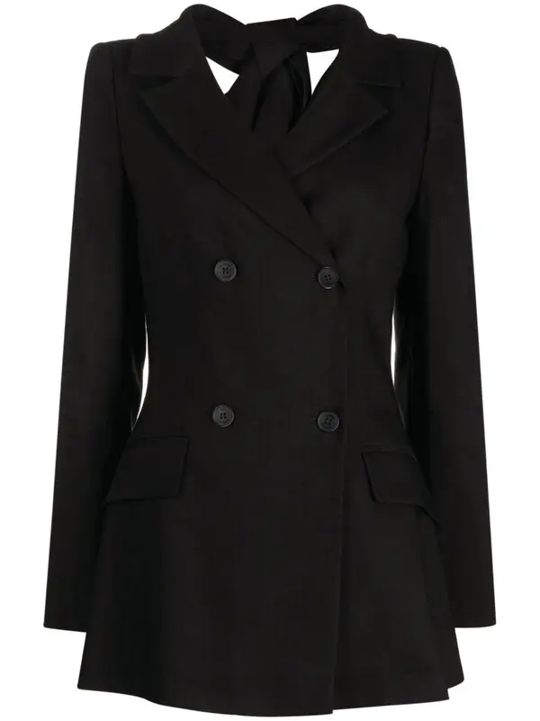 Alberta Ferretti Notched-lapels Double-breasted Blazer