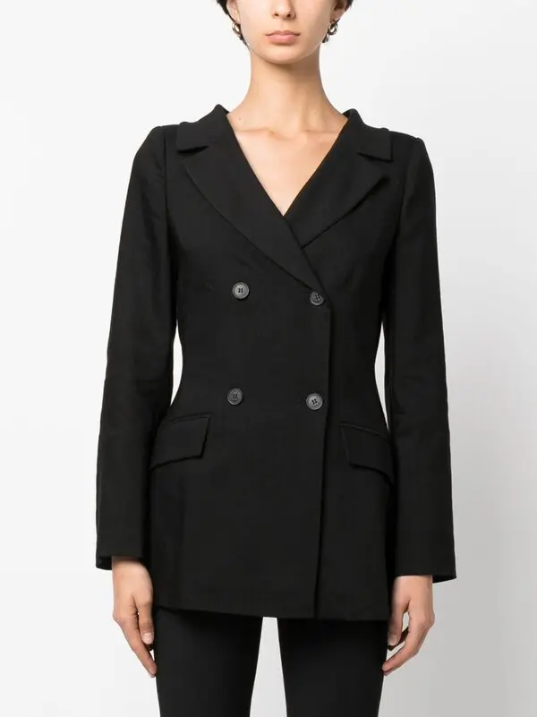 Alberta Ferretti Notched-lapels Double-breasted Blazer