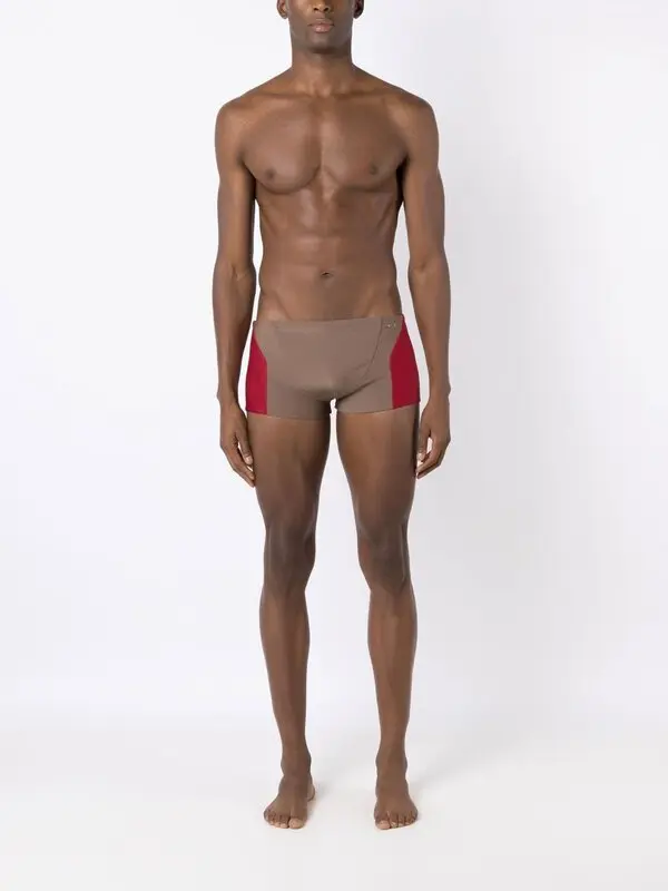 AMIR SLAMA Two-tone Swimming Trunks