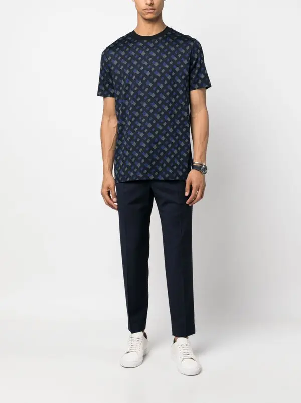 Incotex Tapered Chino Trousers - Blue
