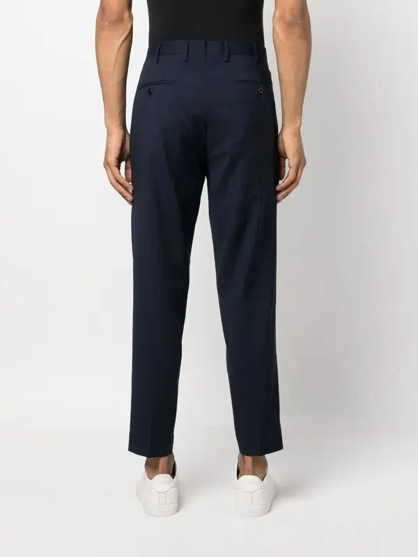 Incotex Tapered Chino Trousers - Blue