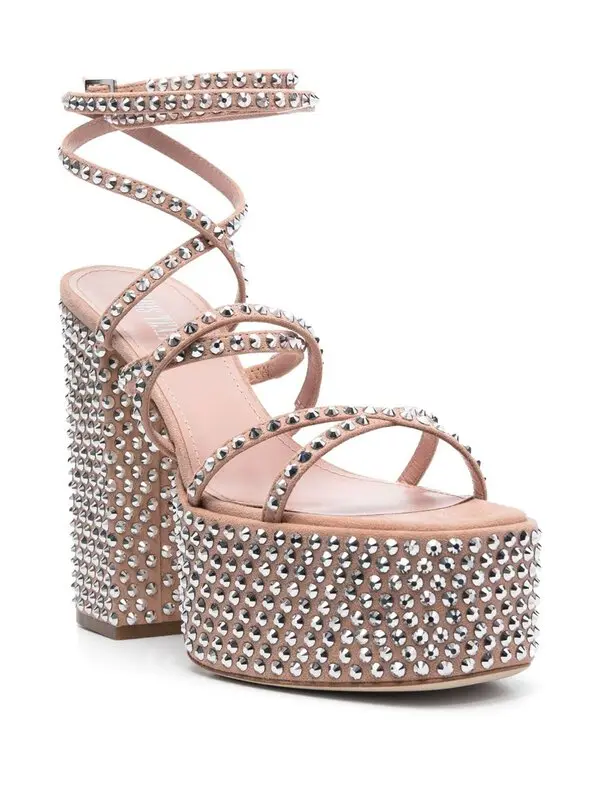 Paris Texas Holly Evita 130mm Platform Sandals - Pink