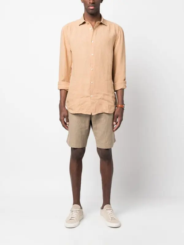 Peuterey Plain Linen Shirt