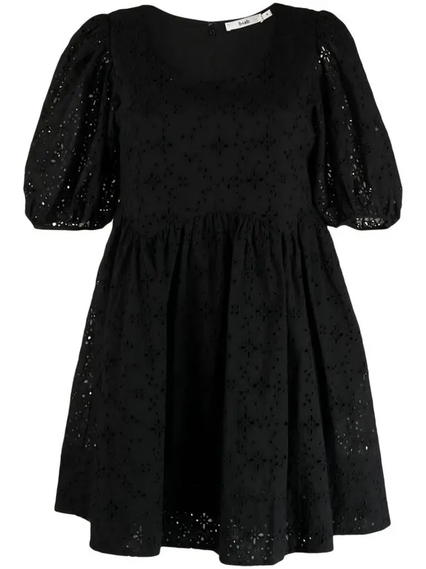 B+AB Puff-sleeved Lace Dress