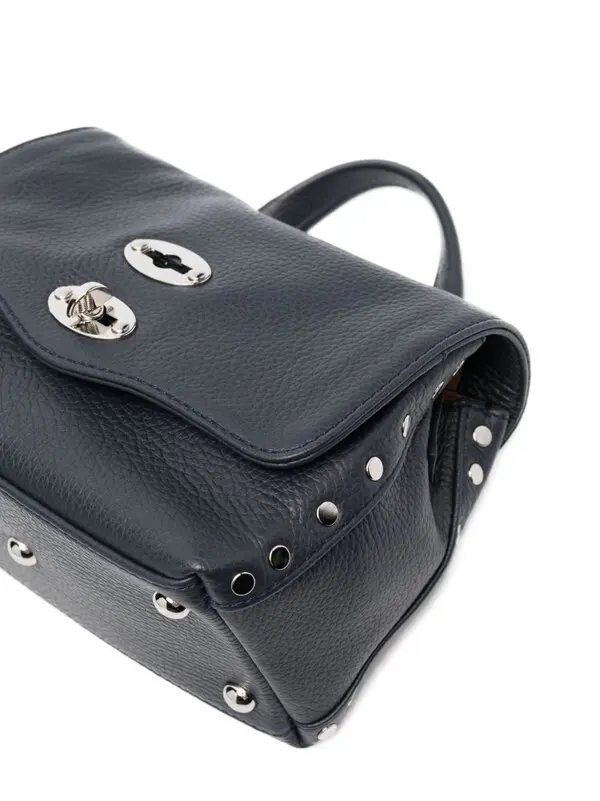 ZANELLATO Mini Postina Leather Bag - Blue