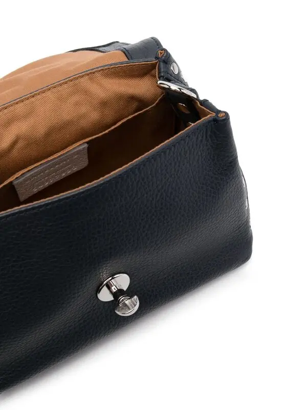 ZANELLATO Mini Postina Leather Bag - Blue