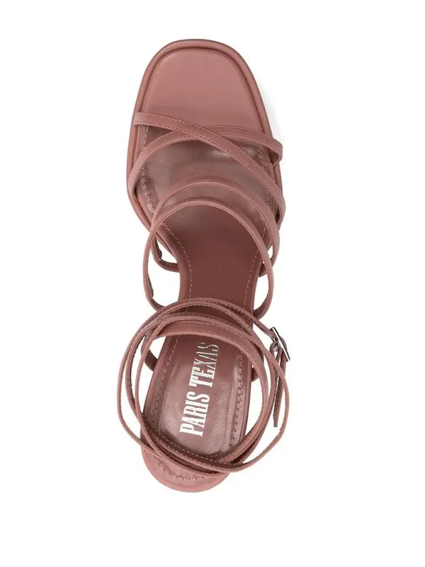 Paris Texas Evita Leather Platform Sandals