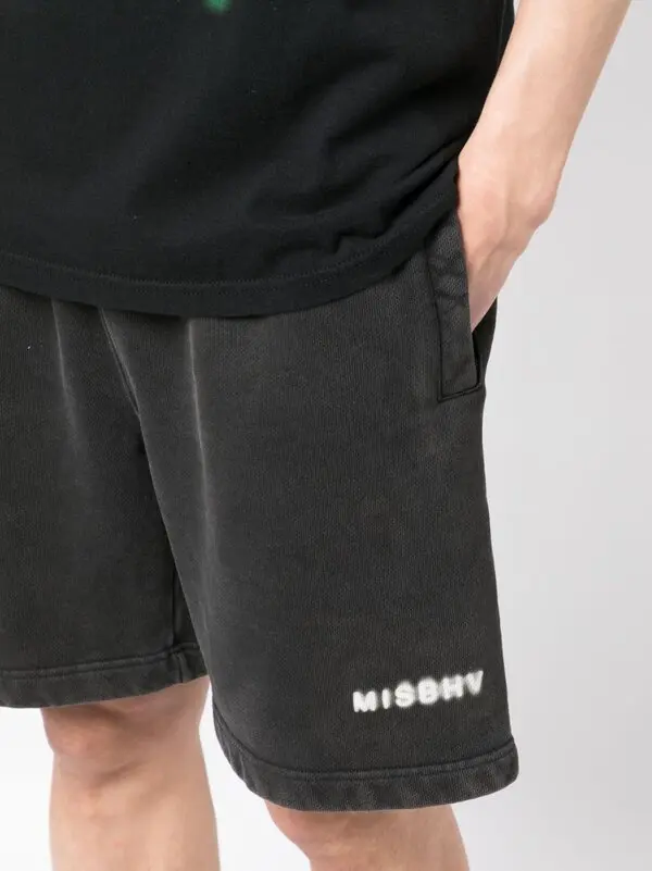 MISBHV Logo-print Track Shorts