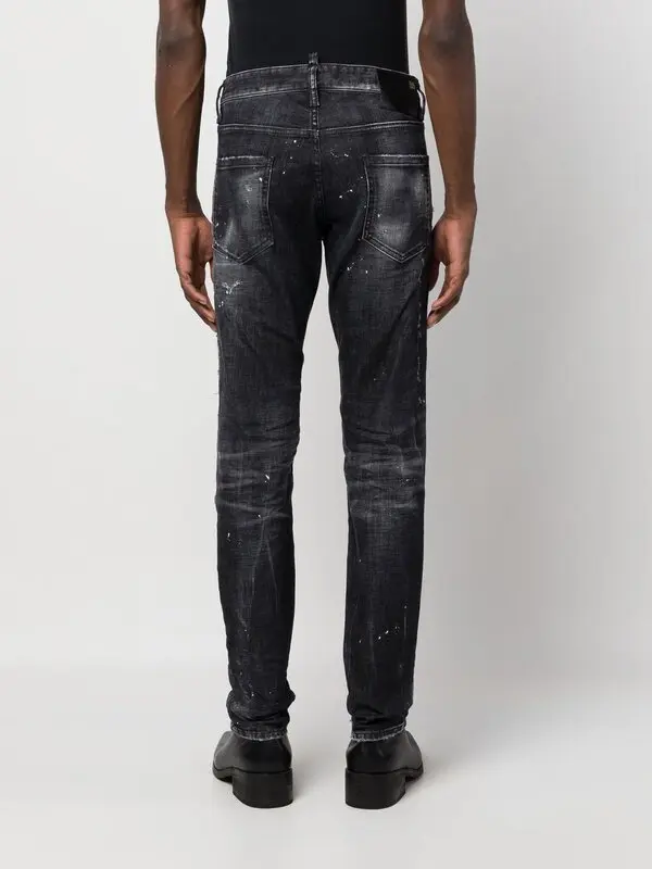 Dsquared2 1964 Distressed Slim-cut Jeans