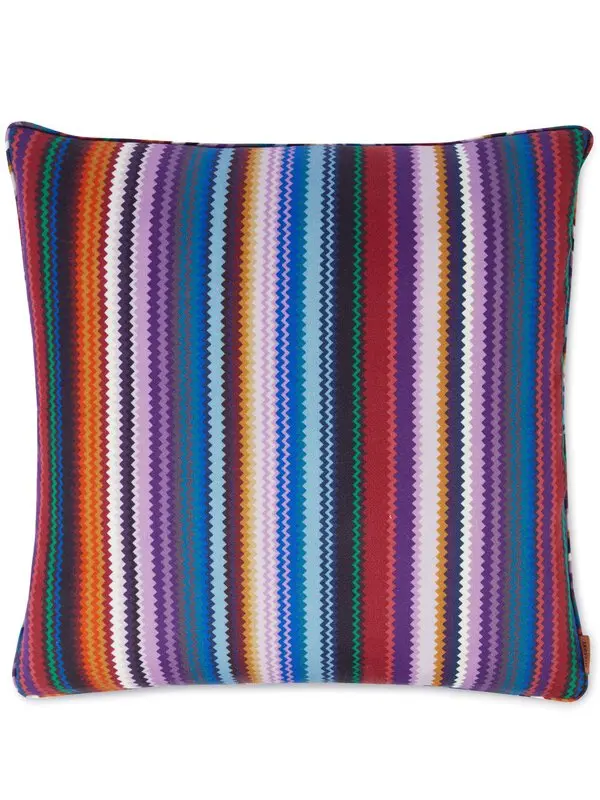 Missoni Shanghai Zigzag Wool Cushion - Metallic